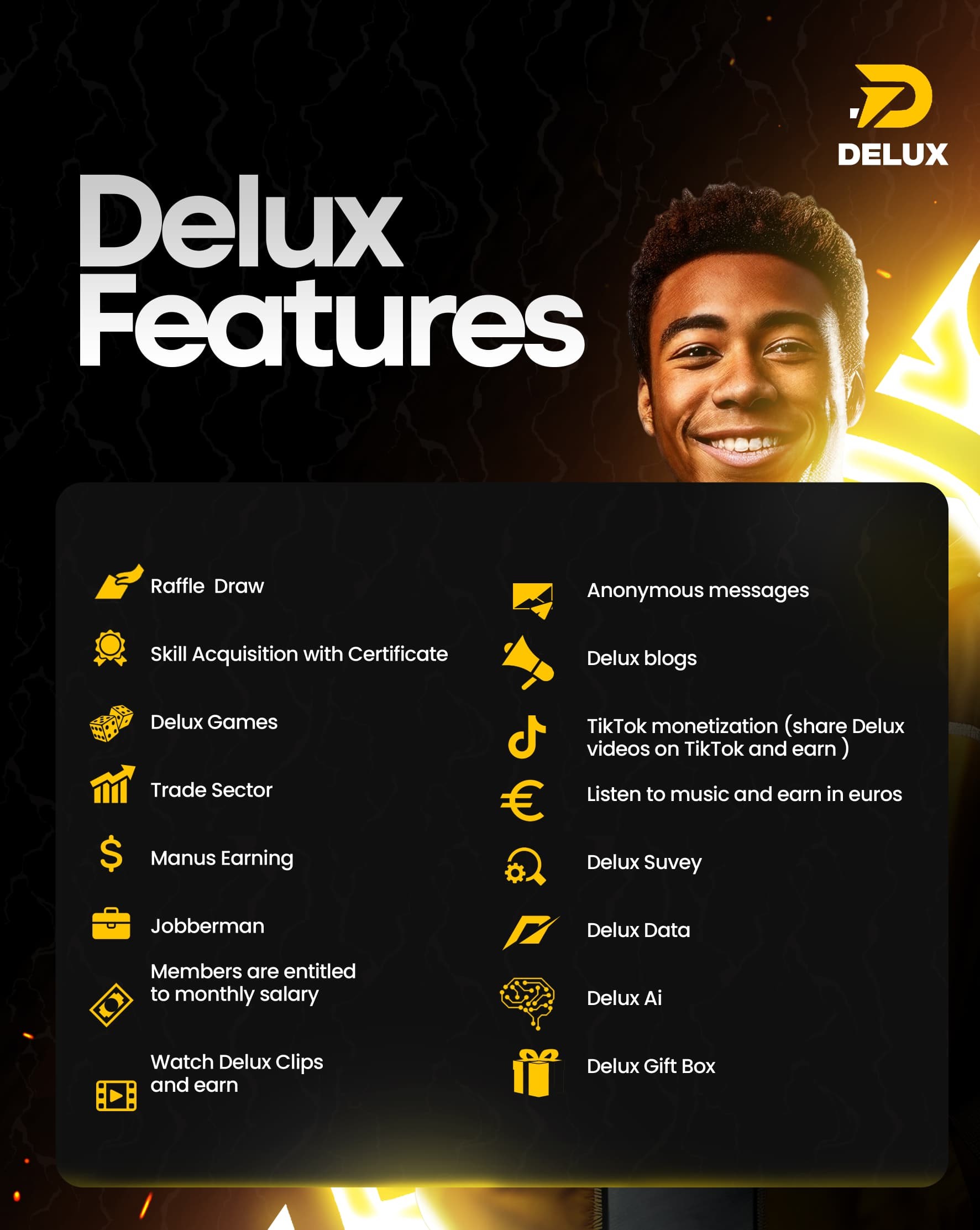 Delux - Earn and Online Job App